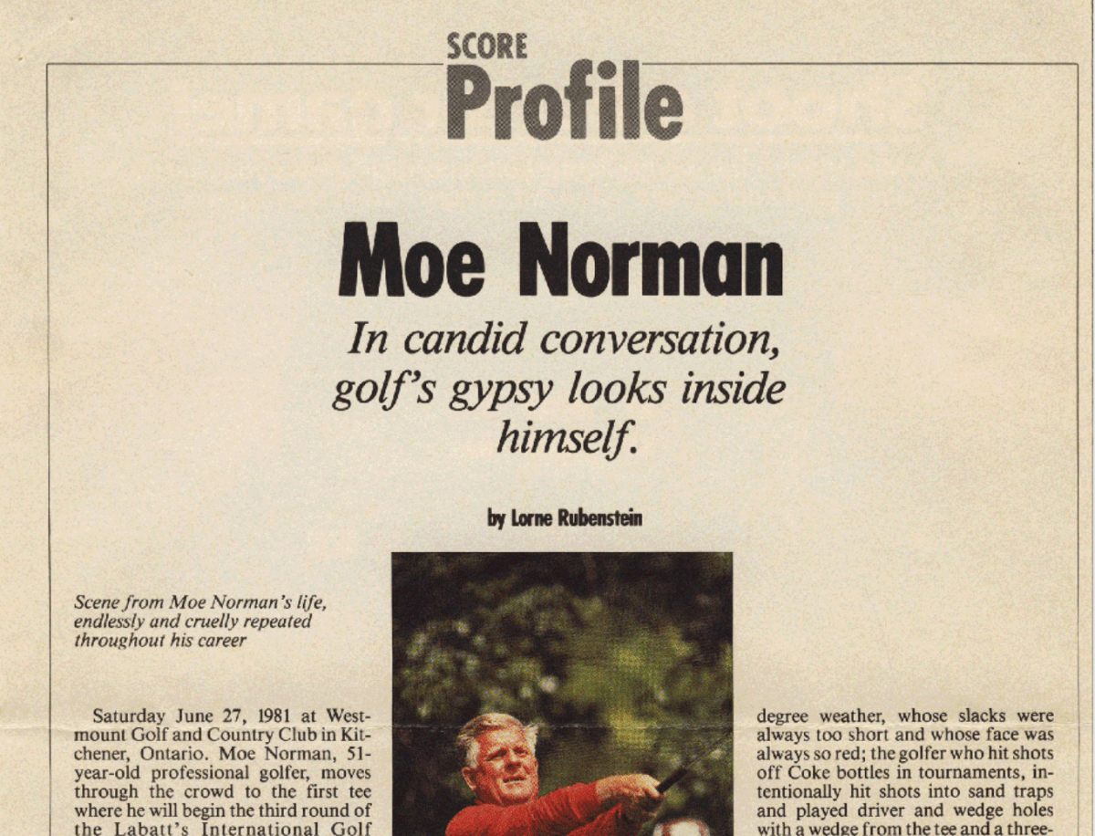 Score – Profile Moe Norman 1983